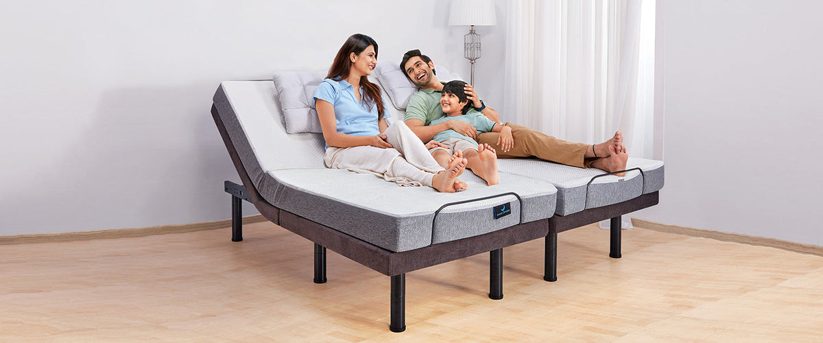 No More Back Pain: Enjoy Better Sleep with an Adjustable Bed | Nilkamal ...