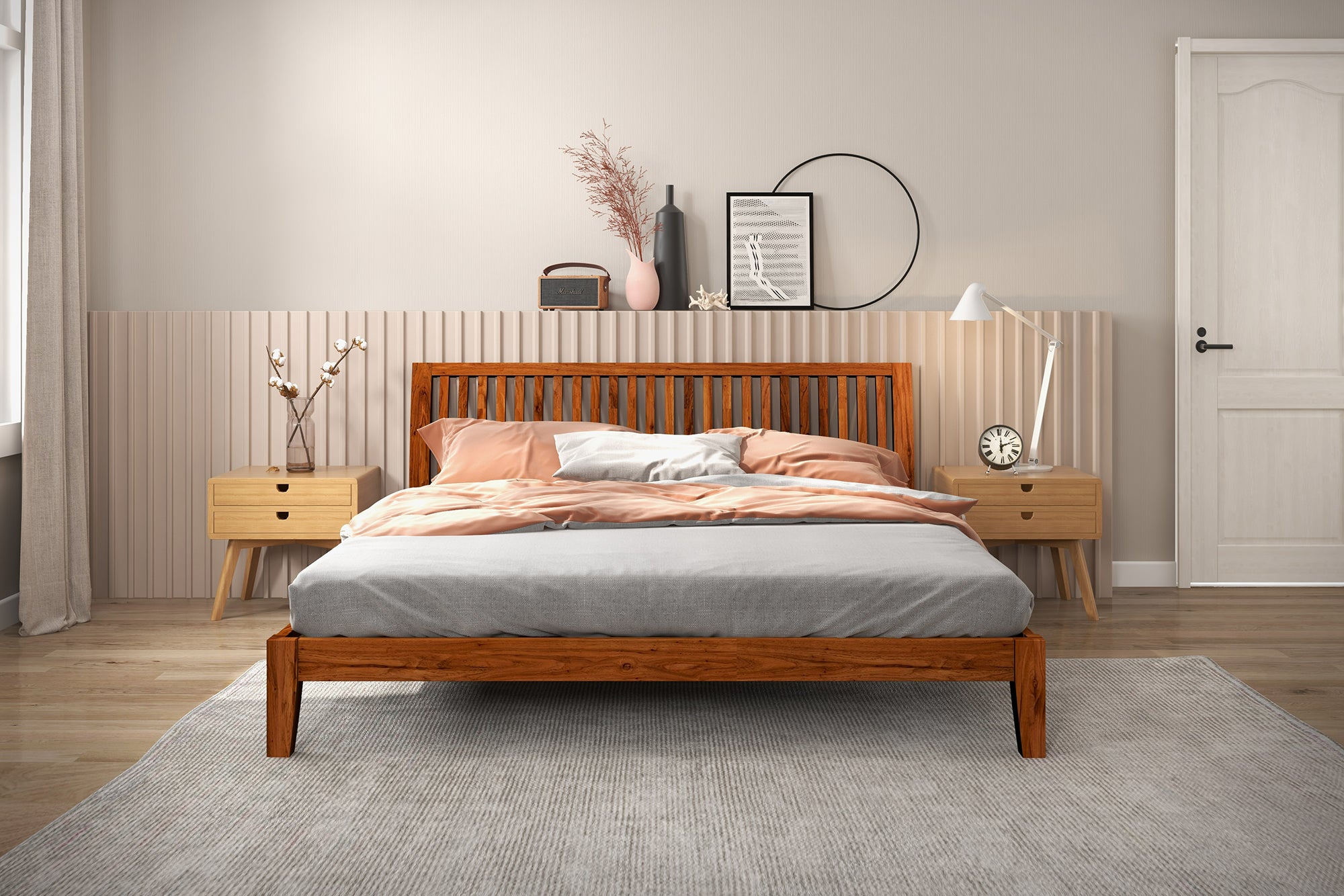 Wooden beds for sale near me store