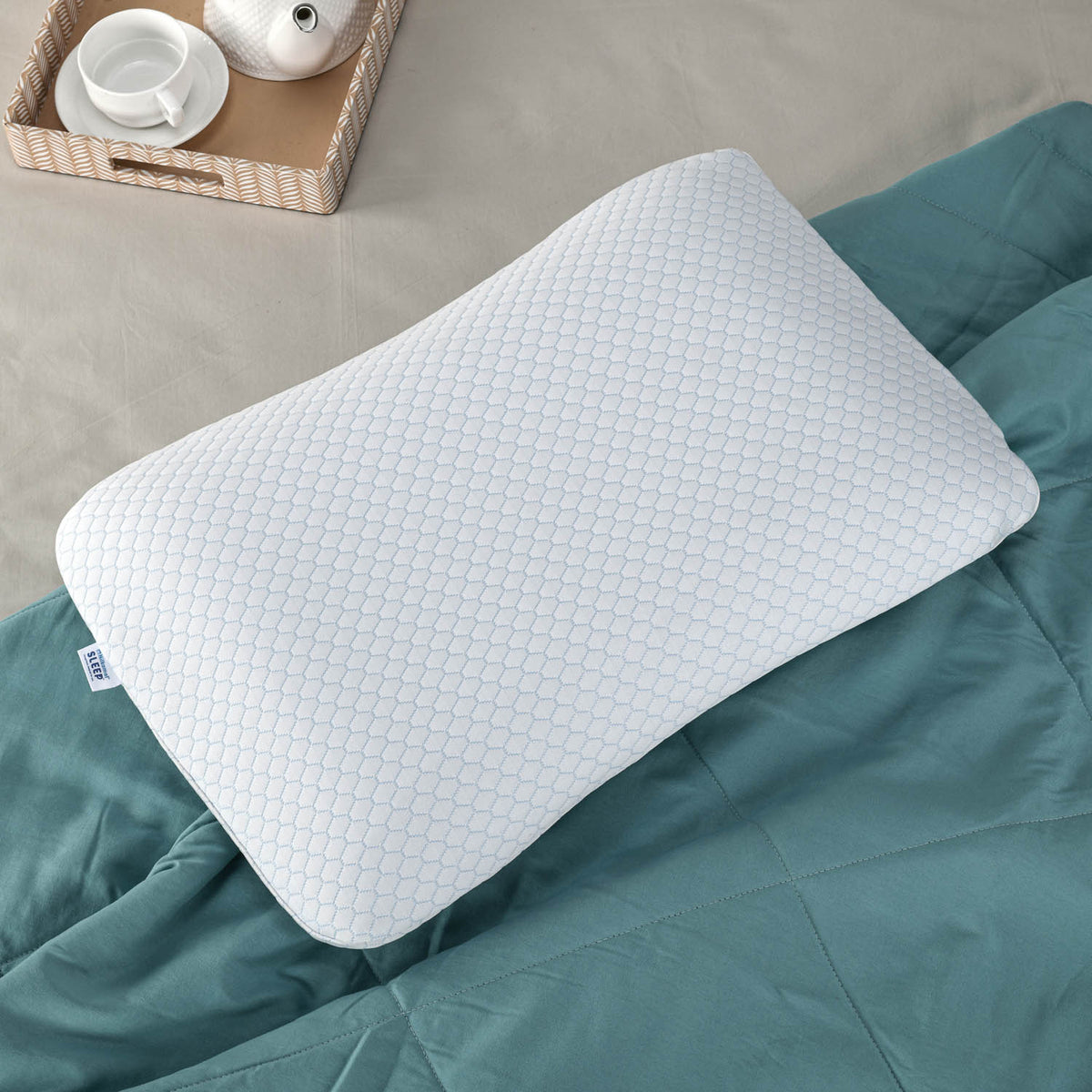 Buy Flexi Gel Memory Foam Slim Pillow Online At Best Price | Nilkamal Sleep